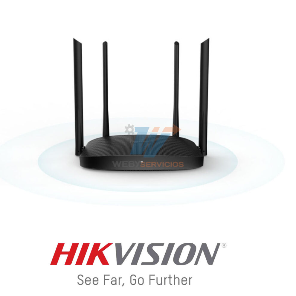 Router 5G Hikvision DS-3wr12GC AC1200 » Weby Servicios